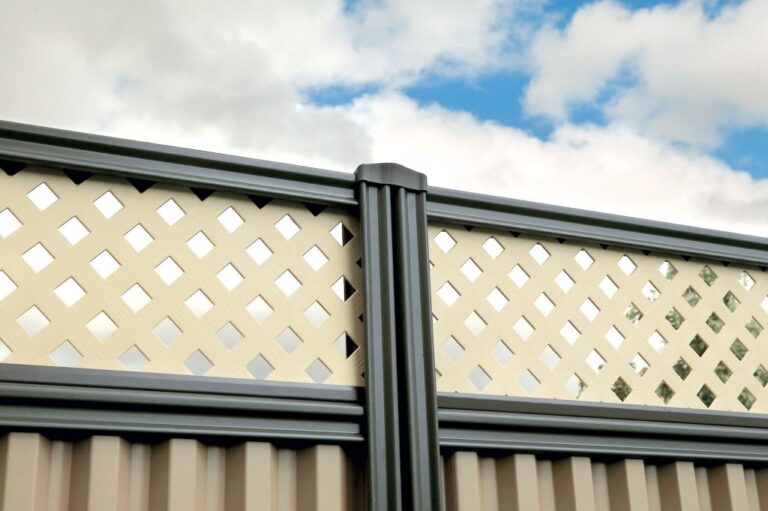 Colorbond Lattice Fence Extension - A1 Lattice
