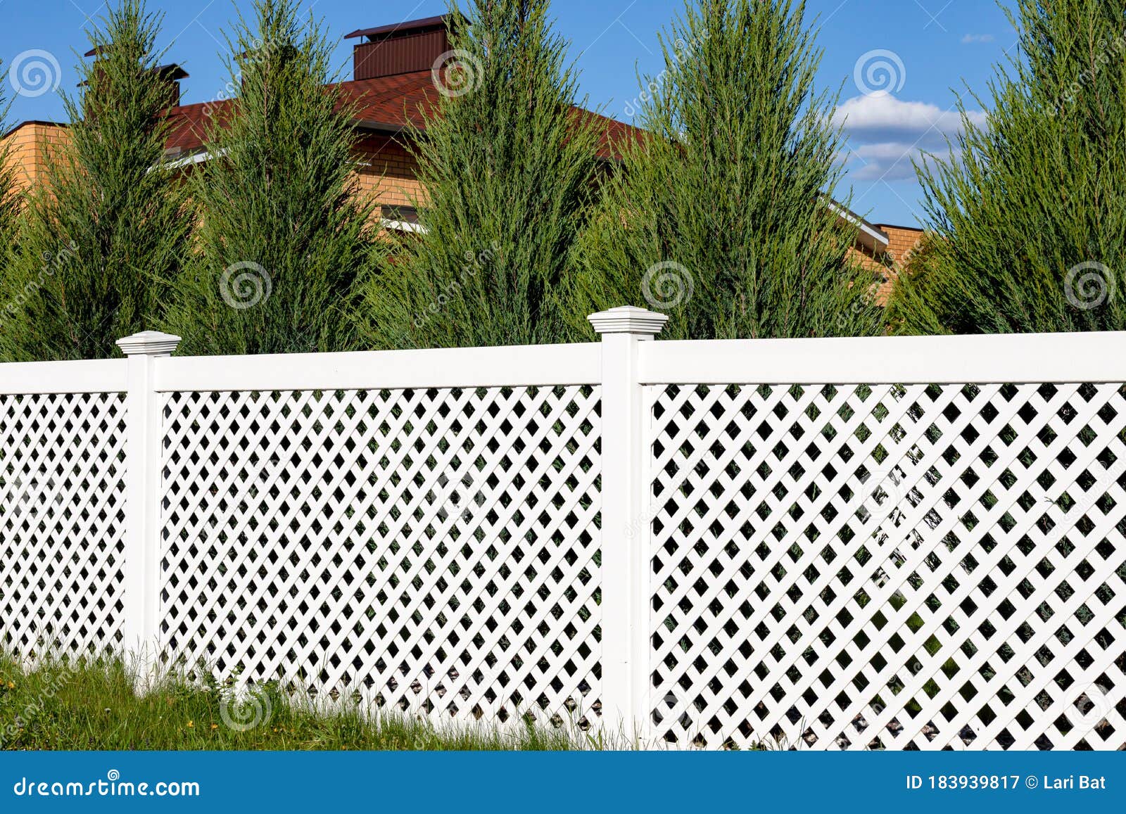 PVC Plastic Lattice Diagonal - A1 Lattice