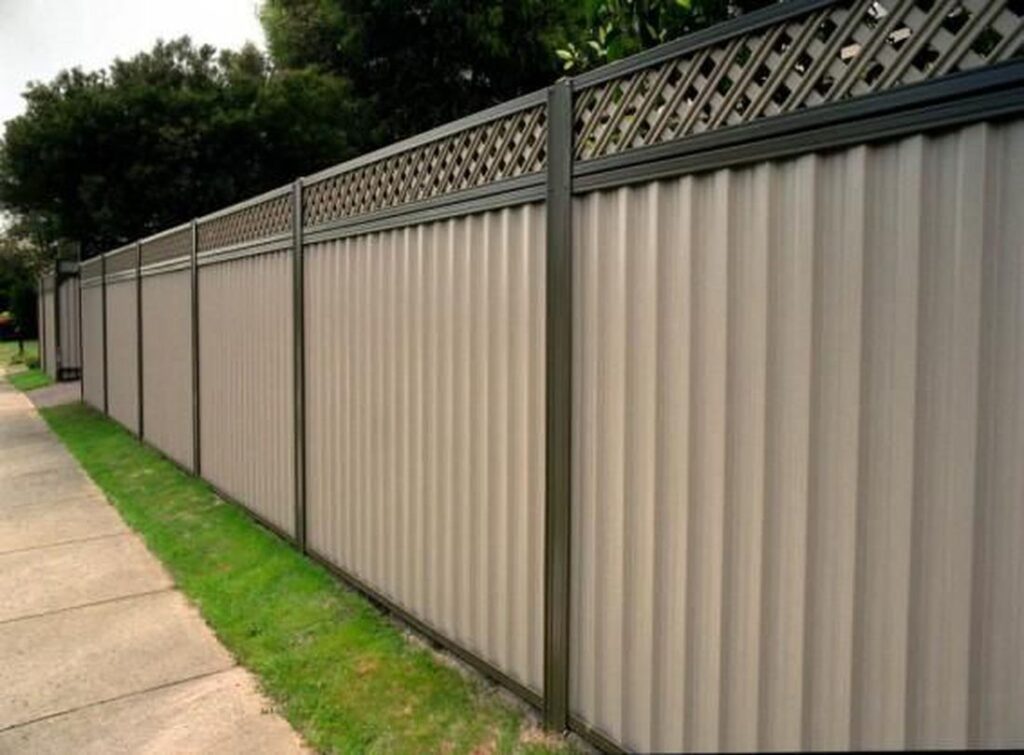 Colorbond Lattice Fence Extension - A1 Lattice